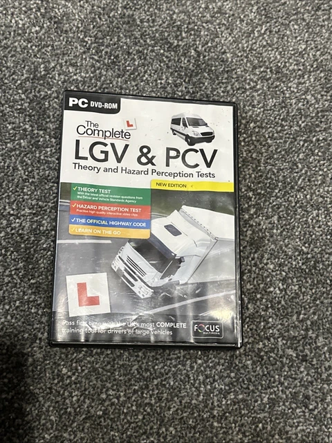 2025 HGV LGV Pcv Dvsa Driving Theory Test & Hazard Perception Pc Dvd Cd ...
