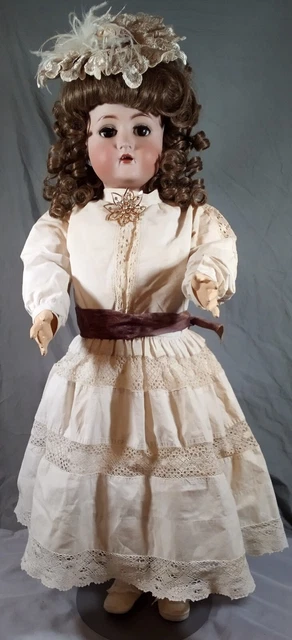 ANTIQUE 30& SIMON & Halbig K*R Large German Doll, Bisque Head ...