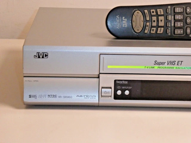JVC HR-S6960 HIGH-END S-VHS ET Videorecorder inkl. FB, 2 Jahre Garantie EUR 299,99 - PicClick DE