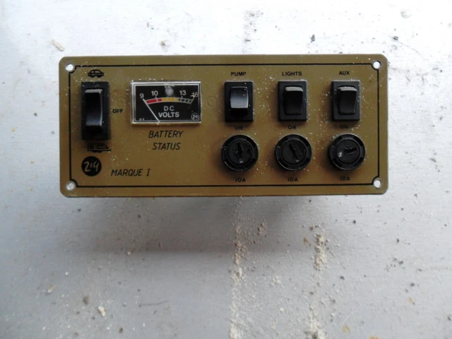 CARAVAN POWER DISTRIBUTION Panel Switches Motorhome £19.99 - PicClick UK