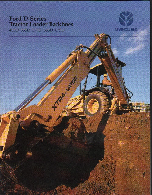 FORD &D-SERIES& TRACTOR Loader Backhoe Brochure Leaflet £7.00 - PicClick UK