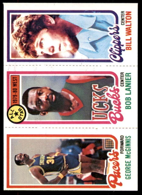 121 GEORGE MCGINNIS/10 Bob Lanier A/222 Bill Walton Card 1980-81 Topps #127 EUR 13,38 - PicClick FR