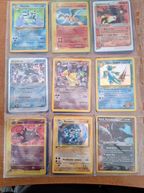 POKEMON LOTTO CARTE Pokemon Base Set Charizard Ex England Italine EUR ...