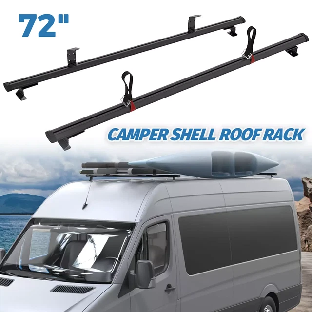 72& PICKUP TOPPER Ladder Rack Camper Shell Roof Rack for Van Trailer ...