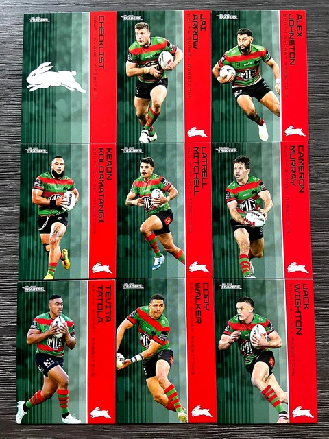 2025 NRL TRADERS Complete South Sydney Rabbitohs Common Trading Card ...