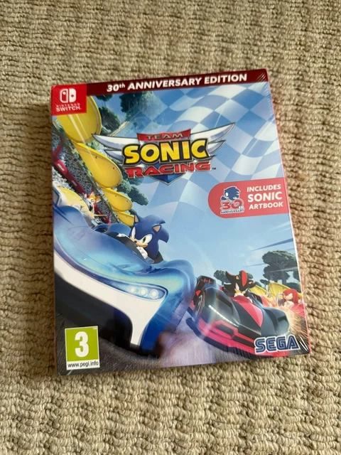 NEW 30TH ANNIVERSARY Nintendo Switch Team Sonic Racing Game Rare Inc ...