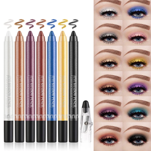 WOMEN EYE SHADOW Pencil Dazzling 1Pcs Silky Texture Highly Pigmented ...