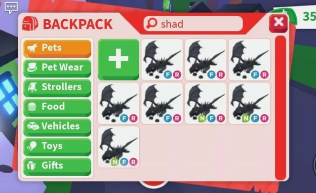 NEON FLY RIDE shadow dragon Adopt Me EUR 118,34 - PicClick FR