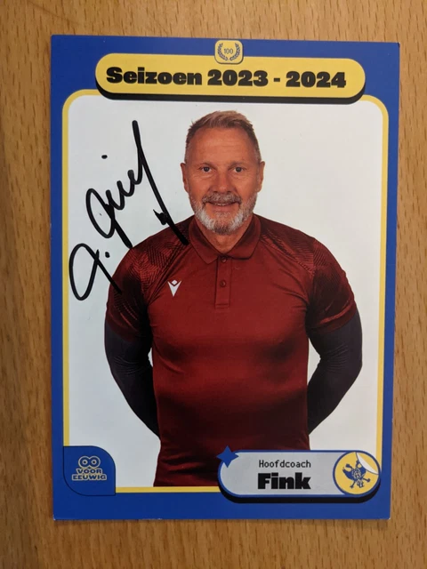 THORSTEN FINK VV St. Truiden Autogrammkarte handsigniert 2023/2024 EUR ...