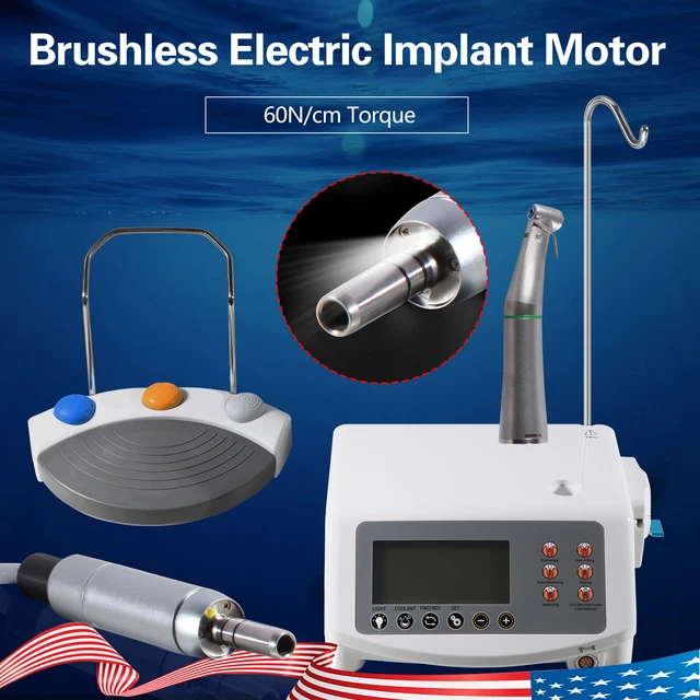 NSK STYLE DENTAL Surgical Micro Motor Implant System Motor &20:1 Contra ...