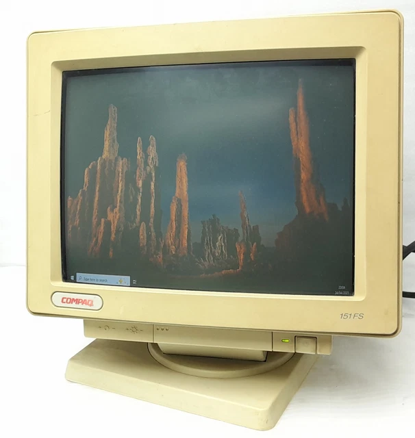 COMPAQ MONITOR 14" 444 Crt VGA £150.00 - PicClick UK