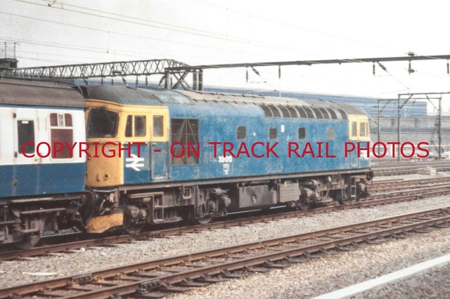 RAILWAY PHOTOGRAPH OF Class 33 33015 @ Crewe. Rm33-505 £1.70 - PicClick UK