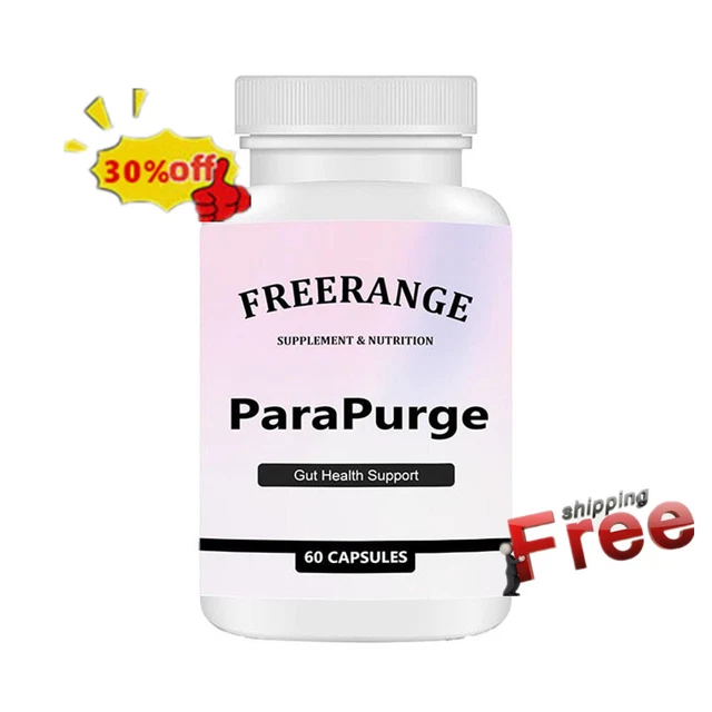 PARAPURGE GUT CLEANSE Capsules - Supports Gut & Colon Health Non-GMO ...