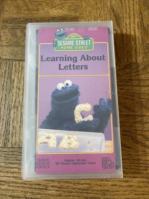 SESAME STREET LEARNING About Letters VHS EUR 13,30 - PicClick FR