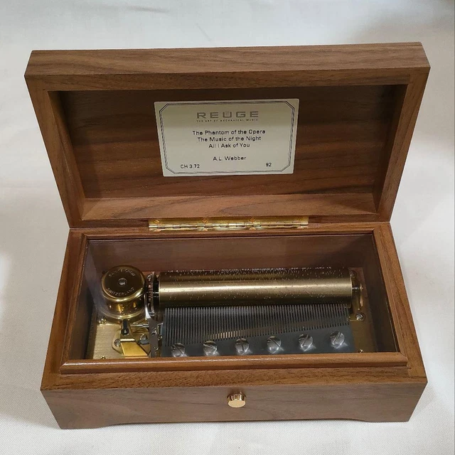 REUGE 72-NOTE MUSIC Box Phantom Of The Opera made Swiss £1,408.32 ...