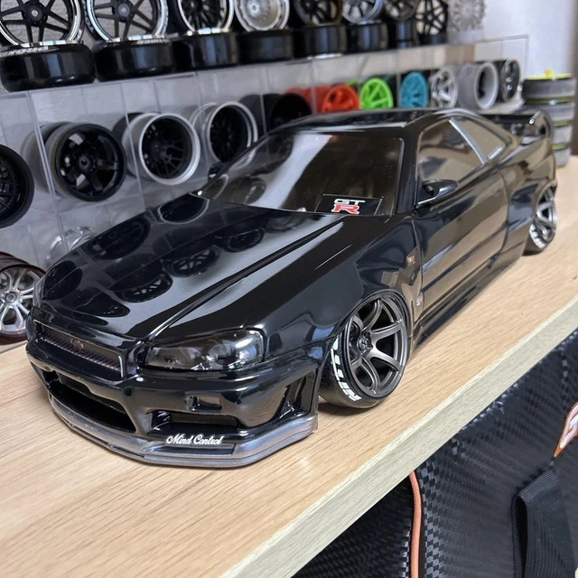 PANDORA RC NISSAN Skyline Gt-R R34 Body 1/10 Scale Drift Car Shell ...