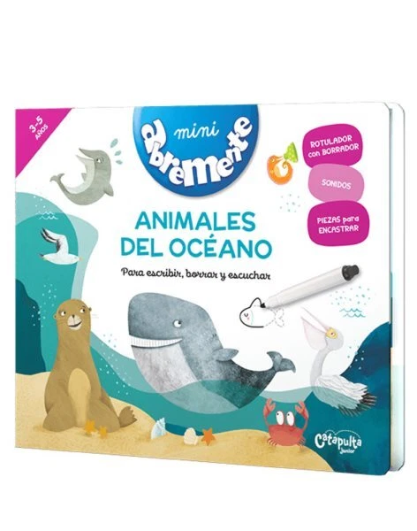 ANIMALES DEL OCÉANO/ Animals of the Ocean : Para escribir, borrar y ...