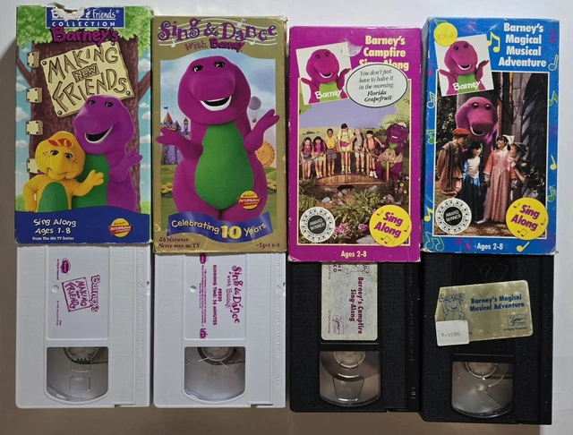 BARNEY VHS LOT (8 Tapes) £37.76 - PicClick UK