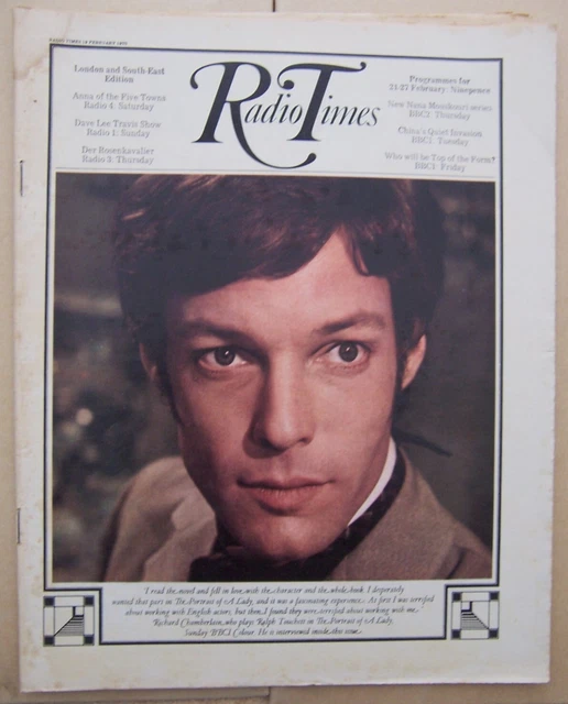 RADIO TIMES/1970/RICHARD CHAMBERLAIN/KENNETH Williams/Joan Sims/Robin ...