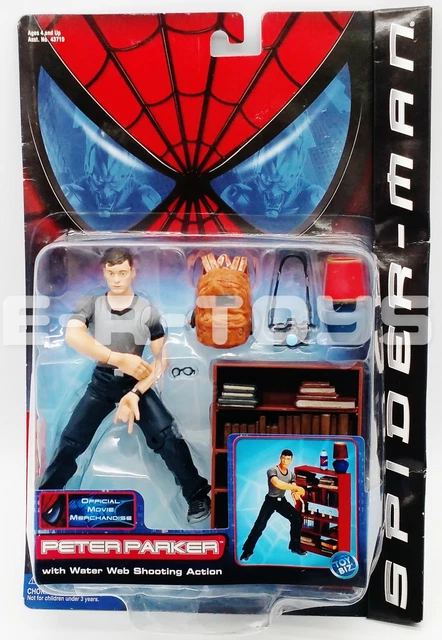 MARVEL'S SPIDER-MAN PETER Parker Action Figure Series 2 Toy Biz 2002 ...