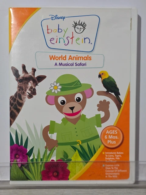 DISNEY’S BABY EINSTEIN World Animals A Musical Safari (DVD 2007) Ages 6 ...