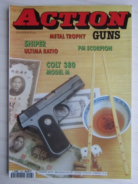 ACTION GUNS N° 153 /Colt 380 M/sniper Ultima ratio/CZ 61 Skorpion ...