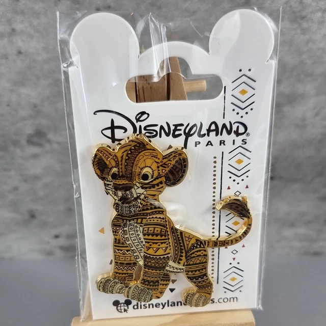 DISNEYLAND PARIS EXCLUSIVE Lion King Golden Simba Pin Trading Pin New £ ...