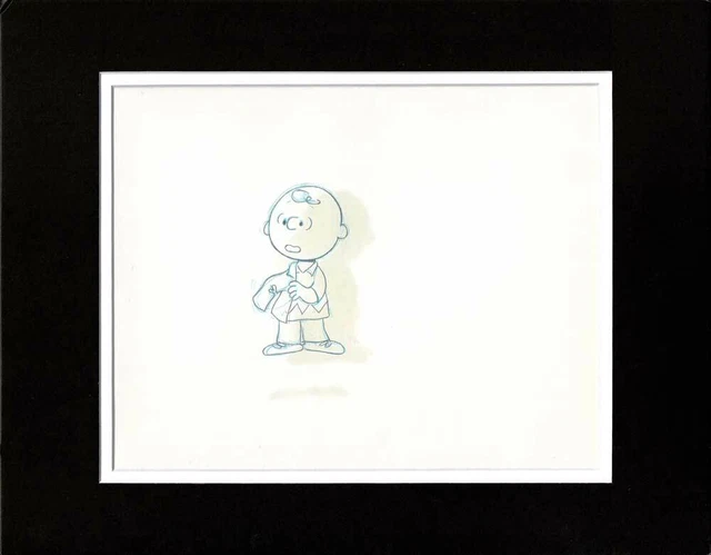 PEANUTS CHARLIE BROWN and Snoopy Show Animation Cel Drawing 1983-1985 ...