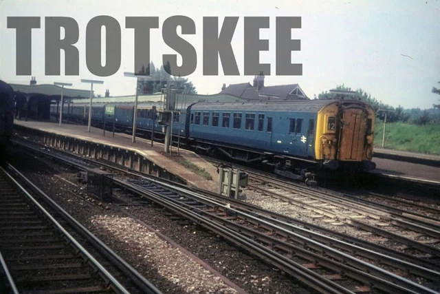 35MM SLIDE BR British Rail Electric EMU Class 4COR 3064 c1968 Original ...