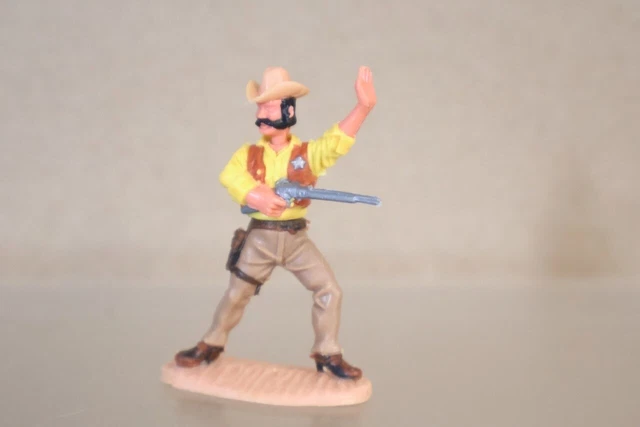 TIMPO SWOPPETS 4E Série 1975 Far West Cowboy Shérif Mutton Chops Hold ...