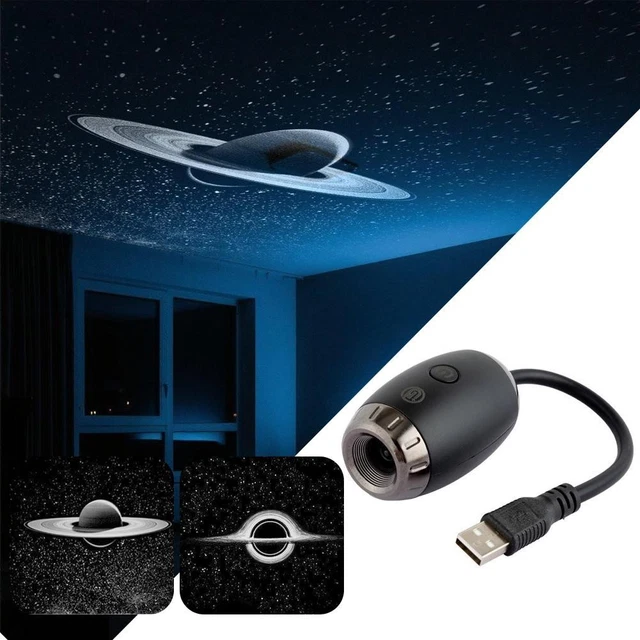 USB STARRY SKY Projection Light Car Bedroom Starry Sky Galaxy Romantic ...