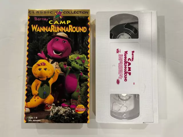 Barney Vhs Barneys Camp Wannarunnaround Vhs 1997 835 Picclick Ca