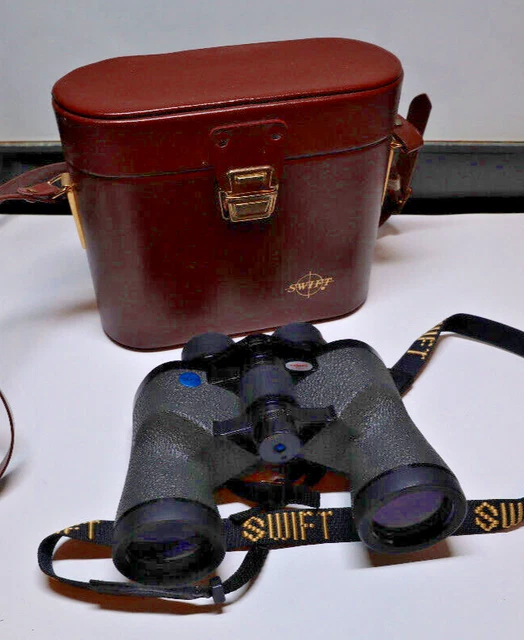 SWIFT 10X42 SPWA BINOCULARS Extra wide angle with case, Multi coated ...