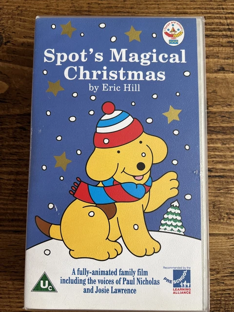 'SPOT'S MAGICAL CHRISTMAS' ~ By Eric Hill ~ VHS Video ~ 1995 ~ Nr Mint ...