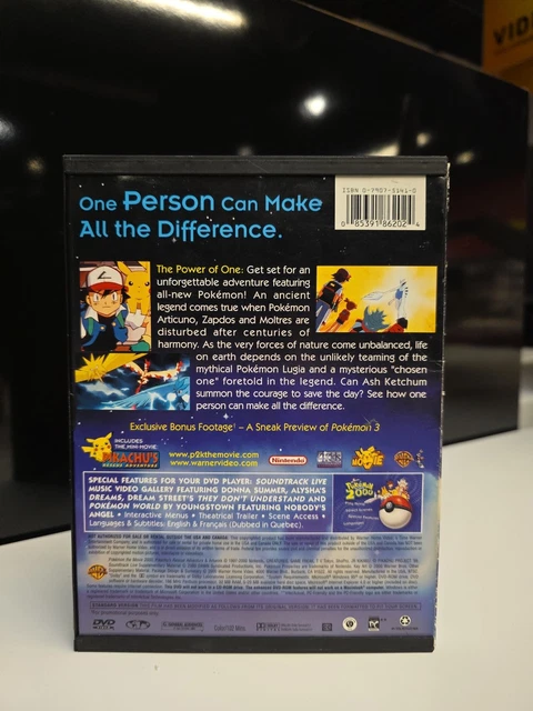 POKEMON 2000 THE Movie, Bilingual DVD $149.99 - PicClick CA