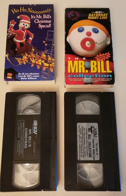 THE MR. BILL Christmas & Collection VHS Tapes $6.98 - PicClick CA