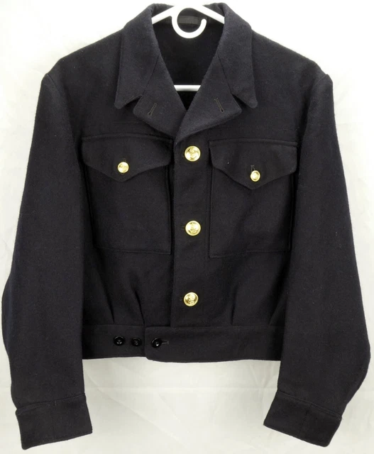 WW2 ROYAL NAVY Officer's Working Uniform 5A Battledress Blouse 1944 £ ...