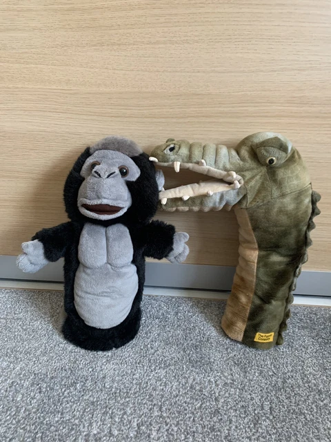 THE PUPPET COMPANY Alligator/Crocodile And Gorilla Hand Puppets Storey ...