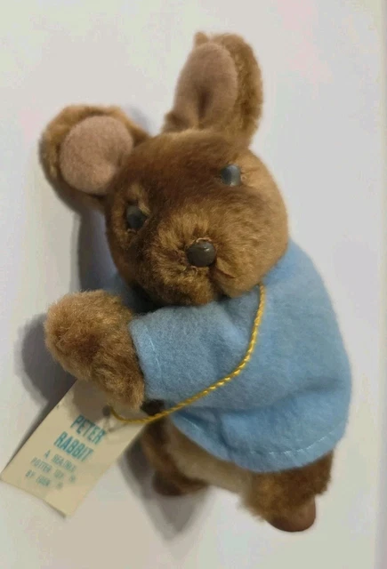 VINTAGE EDEN TOYS Peter Rabbit Clip On or Hugger with Original Label ...