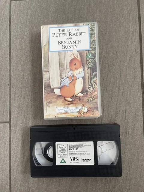THE TALE OF Peter Rabbit and Benjamin Bunny Animated VHS Video Tape for ...