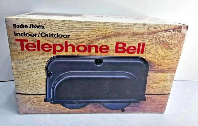 VINTAGE RADIO SHACK 43-174A Indoor Outdoor Telephone Extension Bell ...