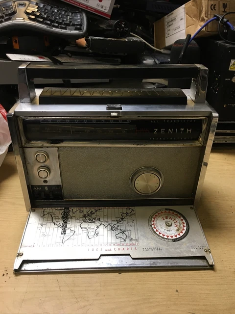 ZENITH TRANS OCEANIC Royal 3000- 1 Transistor Radio Band AM FM - 100% ...