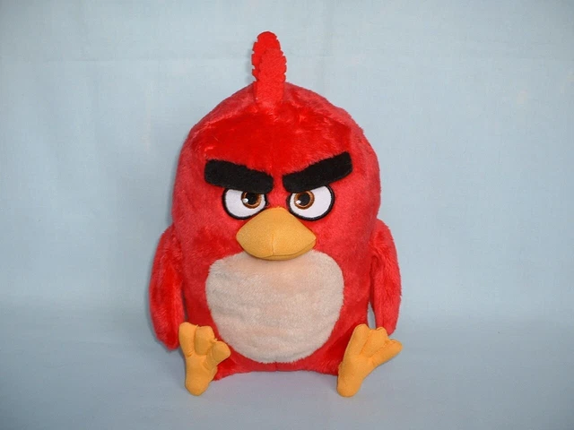 ANGRY BIRDS MOVIE 10" Talking RED Cuddly Soft Plush Toy (ROVIO/2/SPIN ...