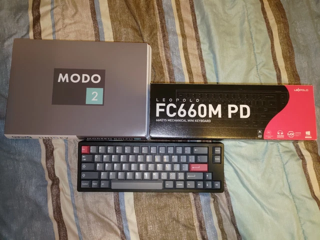CUSTOM ALUMINUM LEOPOLD FC660M 66keys Mechanical Mini Keyboard (Hotswap ...