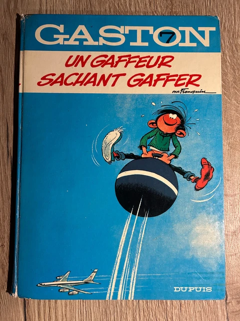 GASTON LAGAFFE N°7 Un Gaffeur Sachant Gaffer Reedition Dos Rond 1973 ...