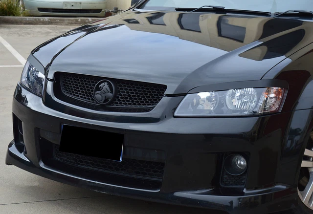 HOLDEN VE COMMODORE Headlight Eyelids/Eyebrows MATTE BLACK Series 1 2 ...