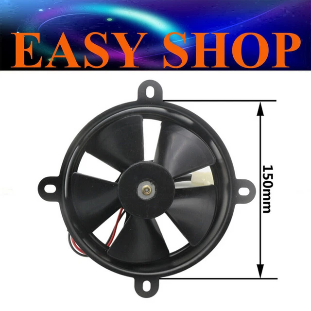 6& ELECTRIC COOLING Fan Radiator thermo 150cc 250cc Scooter Moped Dune ...