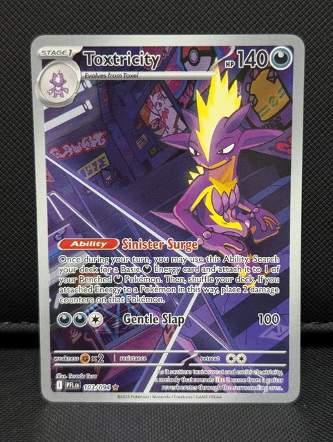TOXTRICITY 103/94 ILLUSTRATION Rare Phantasmal Flames Pokemon TCG NM £ ...