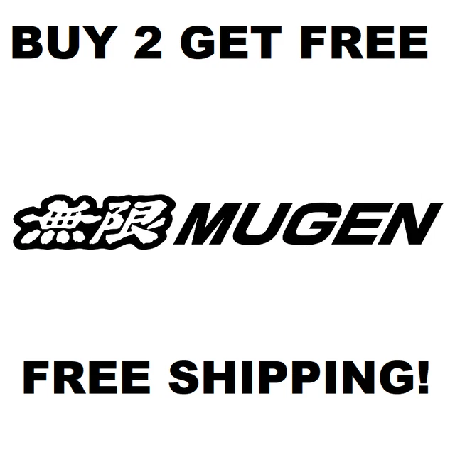 Mugen Vinyl Sticker Decal Jdm Honda Civic S2000 Car Window Ek Ef Eg