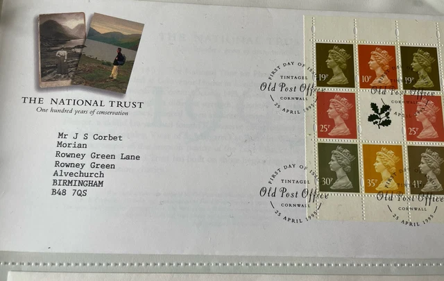 GB DEFINITIVE STAMPS Booklet Pane Cover. Part Of Large Lot. Fine ...